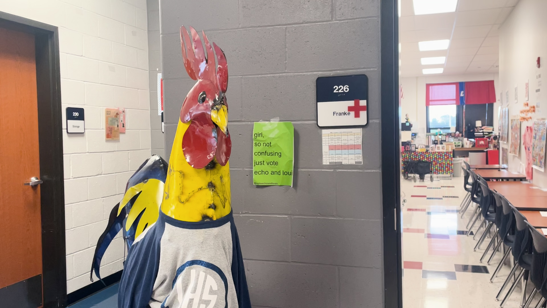 Roger The Rooster: Beloved Figure of LHS – LHStoday